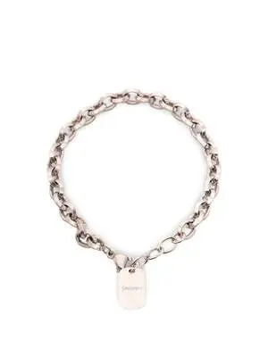 Saint Laurent Link Bracelet With Pendant