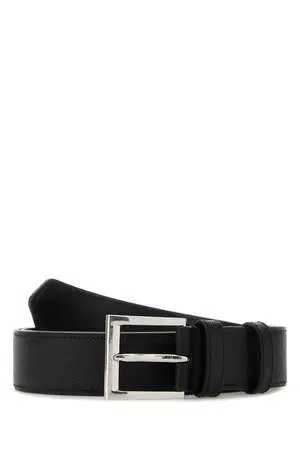 Prada Leather Belt - Black