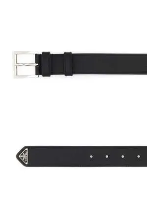 Prada Leather Belt - Black