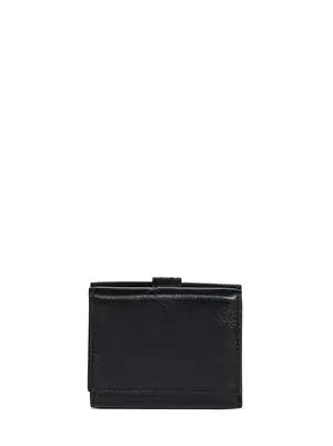 Chloé Black Paddington Mini Tri-fold Wallet - Multicolor