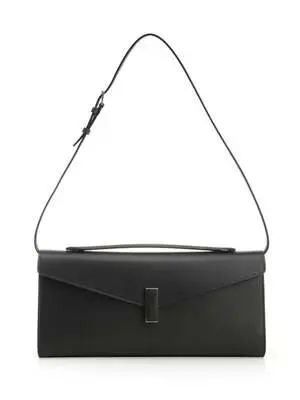 VALEXTRA Iside Clutch With Handle And Strap - Black