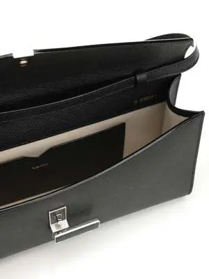 VALEXTRA Iside Clutch With Handle And Strap - Black