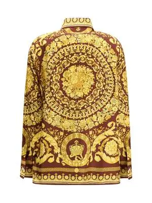 Versace Printed Silk Shirt - Multicolor
