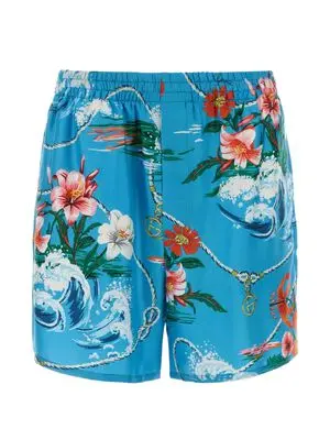 Gucci GUCCI Wool Tailored Shorts Multicolor