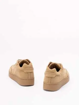 Saint Laurent Calfskin Leather Lace-up Sneakers