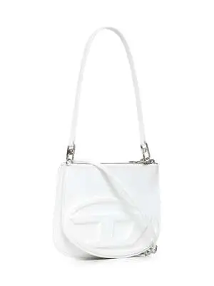 DIESEL® 1dr Twin Shoulder Bag In White Nappa Leather - Multicolor