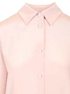 Max Mara Oversized Stretch Silk Shirt