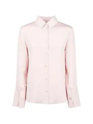 Max Mara Oversized Stretch Silk Shirt