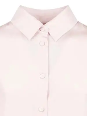 Max Mara Oversized Stretch Silk Shirt