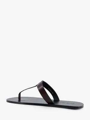 Saint Laurent Babylone Leather Sandals - Multicolor