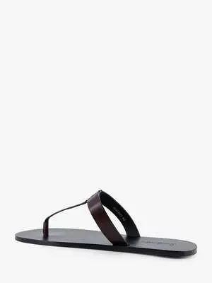 Saint Laurent Babylone Leather Sandals - Multicolor