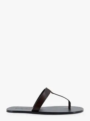 Saint Laurent Babylone Leather Sandals - Multicolor