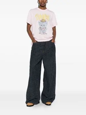 GANNI Organic Cotton Graphic T-shirt - Multicolor