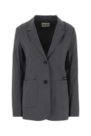 Miu Miu Wool Jacket - Gray