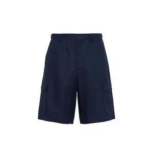 Prada Linen Bermuda Shorts