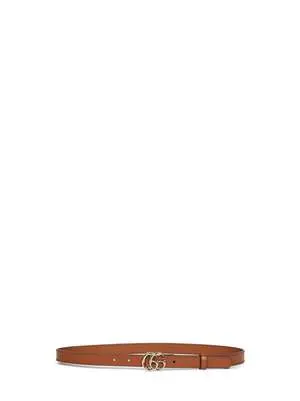 Gucci Gg Marmont Thin Belt - Multicolor