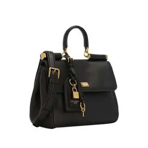 Dolce & Gabbana Calfskin Tote Bag With Gold-tone Hardware
