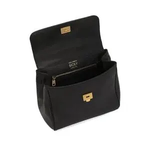 Dolce & Gabbana Calfskin Tote Bag With Gold-tone Hardware