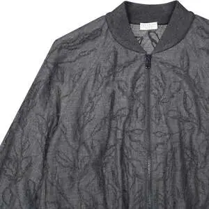Brunello Cucinelli Wool Jacket With Ribbed Trims