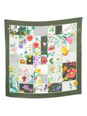 Gucci Printed Silk Foulard - Multicolor