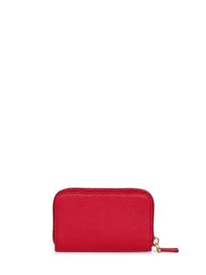 Valentino Garavani Red Vlogo Signature Mini Wallet