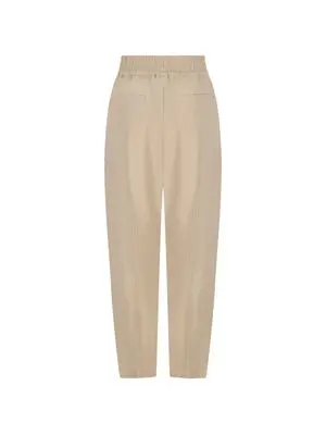 Brunello Cucinelli Linen Blend Trousers - Multicolor