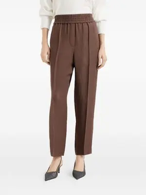 Brunello Cucinelli Linen Blend Trousers - Multicolor