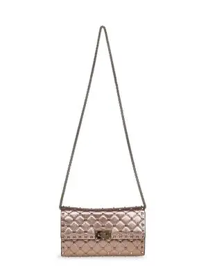 Valentino Garavani Rose Cannelle Rockstud Spike Crossbody Bag - Multicolor