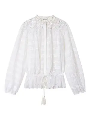 Isabel Marant Étoile Polly" Cotton Embroidered Blouse