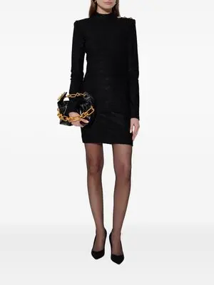 Balmain Monogram Midi Skirt - Multicolor