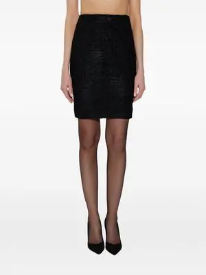 Balmain Monogram Midi Skirt