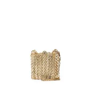 Rabanne Metallic Mini Bag - Silver