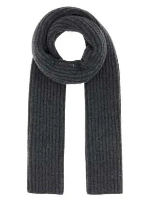 MAISON MARGIELA Grey Wool Scarf - Gray