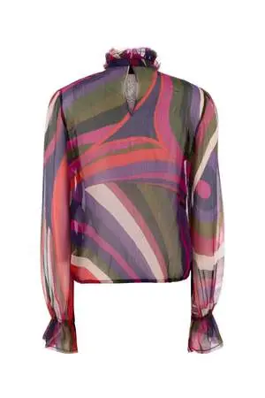 Emilio Pucci Printed Silk Blouse - Multicolor