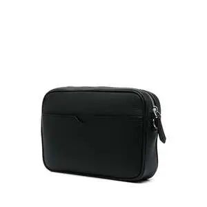 Fendi Embossed Logo Calf Leather Satchel