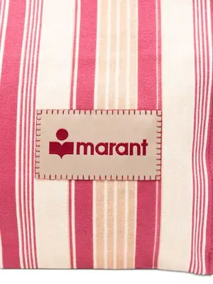 Isabel Marant Étoile Yenky Striped Cotton Tote - Multicolor