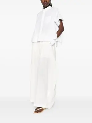 Sacai Cotton Layered Panel Shirt - Multicolor