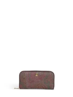 Etro Etro Women Brown Arnica Zip-Around Wallet Multicolor