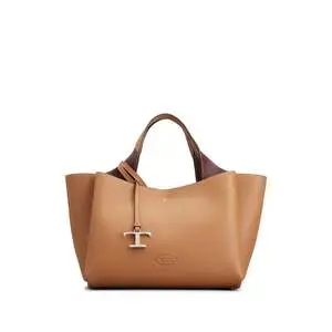 TOD'S Leather Tote Bag - Brown