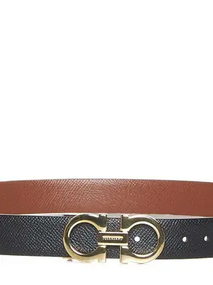 FERRAGAMO Gancini Reversible Leather Belt - Multicolor
