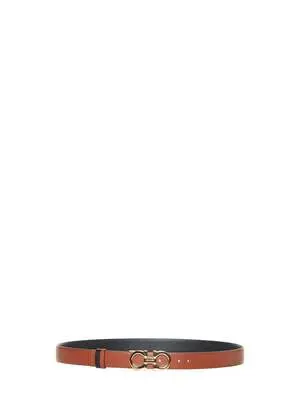 FERRAGAMO Gancini Reversible Leather Belt - Multicolor