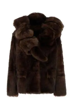 Prada Shearling Jacket - Brown