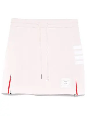 Thom Browne Thom Browne 4-Bar Cotton Mini Skirt Multicolor