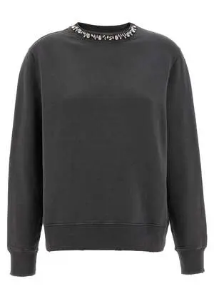 GOLDEN GOOSE Athena Sweatshirt With Crystal Embellishment