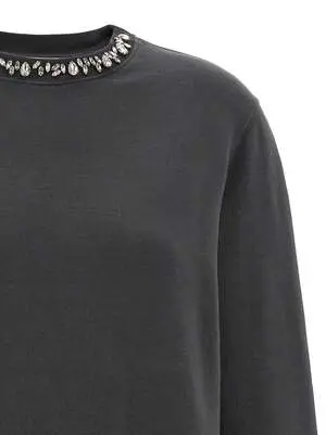 GOLDEN GOOSE Athena Sweatshirt With Crystal Embellishment