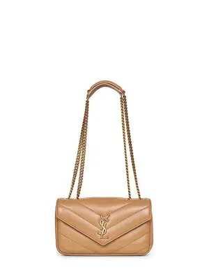 Saint Laurent Loulou Small Quilted Leather Bag - Multicolor