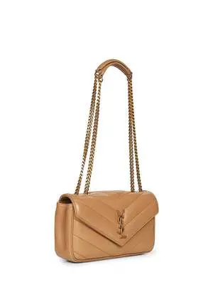 Saint Laurent Loulou Small Quilted Leather Bag - Multicolor