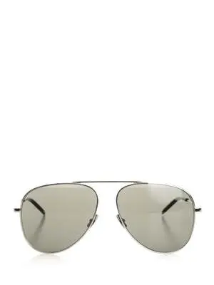 Saint Laurent Aviator Sunglasses - Silver