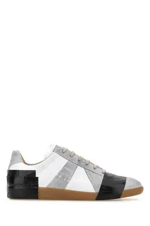 MAISON MARGIELA Suede And Leather Replica Sneakers - Multicolor