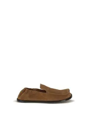 Loewe Flex Suede Loafers - Brown